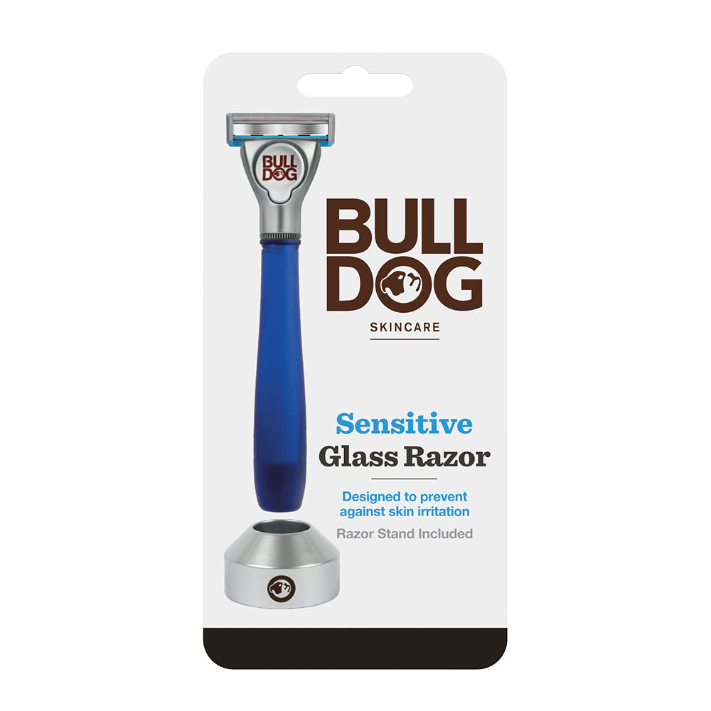 Sensitive Glass Razor for Men | Razor Handle – Bulldog Skincare AU