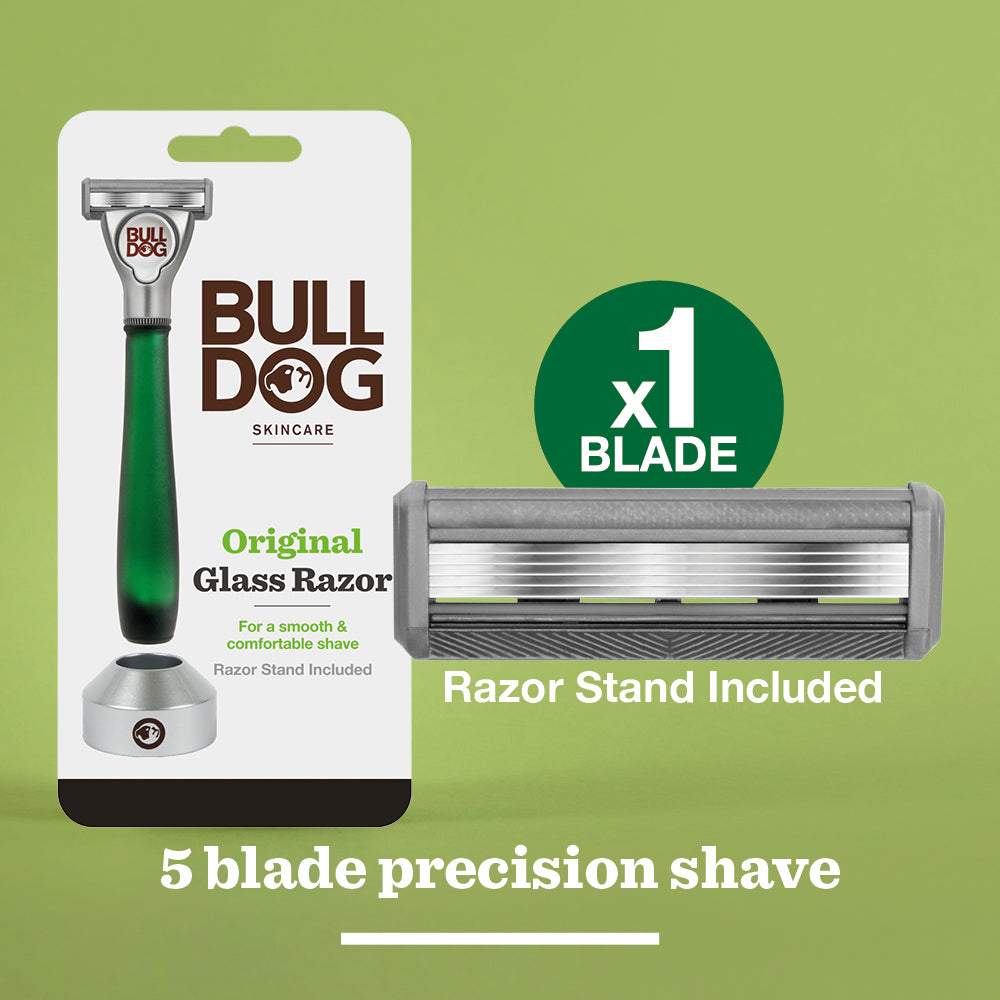 Original Glass Razor for Men | Razor Handle – Bulldog Skincare AU